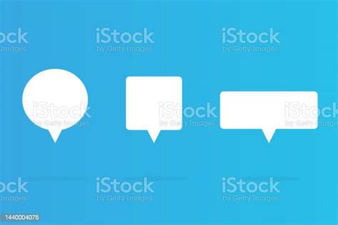 그림자가 떨어지는 파란색 배경에 다양한 크기의 메시지 벡터 그림 가상현실에 대한 스톡 벡터 아트 및 기타 이미지 가상현실 개념 개념과 주제 Istock