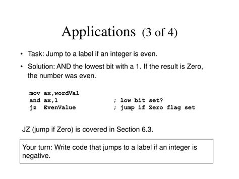 Ppt Lecture 11 Boolean And Comparison Instructions Powerpoint