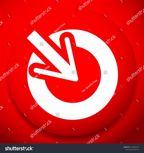 Position Accuracy Alignment Concept Icon Cursor Stock Vector Royalty Free 1332850247