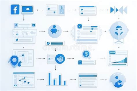 Analyzing Social Media Algorithms Stock Illustration Illustration Of Internet Advertising