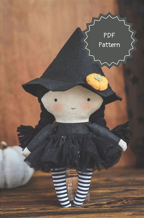Happylabtoys Witch Doll Sewing Pattern And Tutorial Happylabtoys