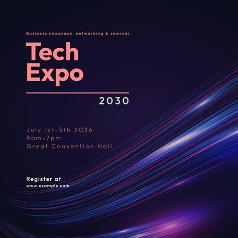 Tech Expo Instagram Post Template Editable Text Premium Image By En 2025