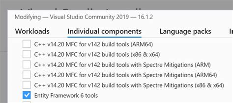 C When I Install Entity Framework The Items Dont Appear In The Add