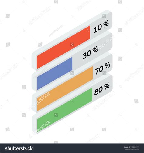 Bar Graphs Different Frequencies Depicting Frequency เวกเตอร์สต็อก