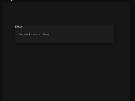 Transaction Not Found On Go Live After Jics Transaction Runner Login Aws Repost