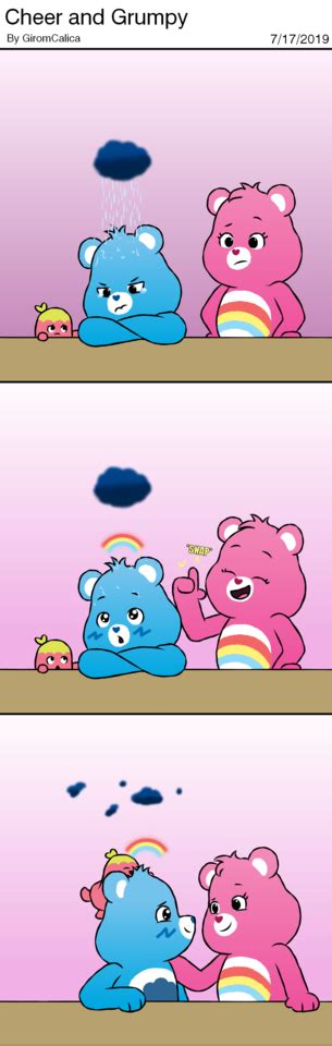 Day 1 Of Cheers Cheering Spree And Her First Target Is Grumpy Bear Askcheerbear On Tumblr