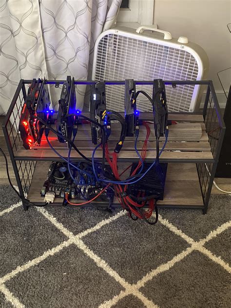 Bitcoin Mining Rig Homemade Cryptocurrency Bitcoin Ethereum Altcoin Graphic Card Miner Mining