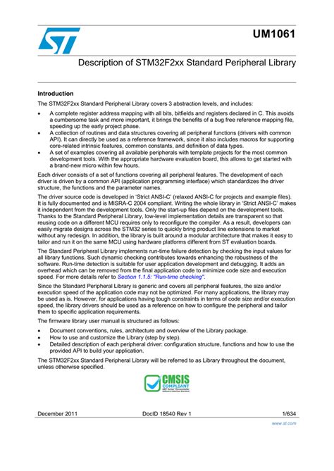 Standard Peripheral Library