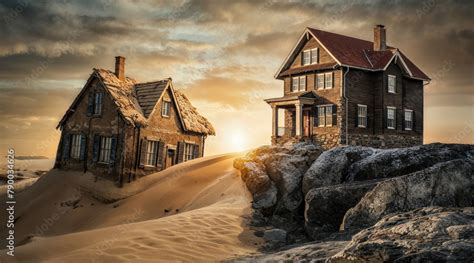 House Constructed On The Sand Vs House Constructed On A Rock Parable