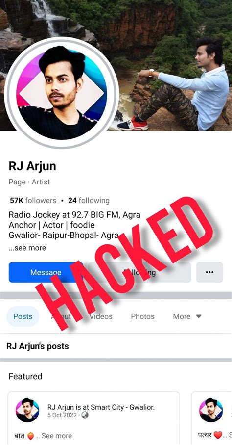 Rj Arjun On Linkedin Cybersecurity Facebookhacked