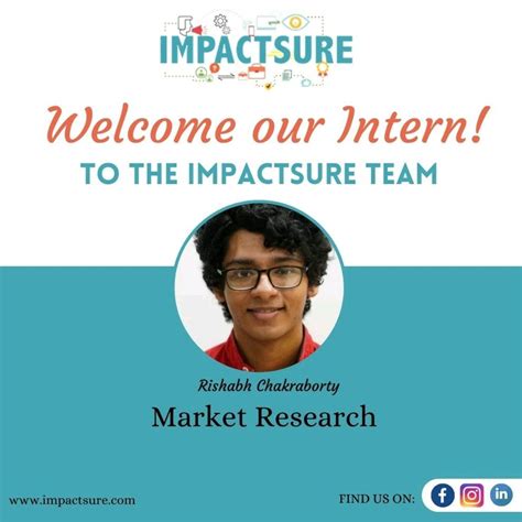 Welcoming Our Intern Rishabh Chakraborty Impactsure Technologies