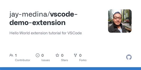 GitHub Jay Medina Vscode Demo Extension Hello World Extension Tutorial For VSCode