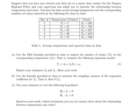 Solved Suppose That You Have Just Started Your First Job As