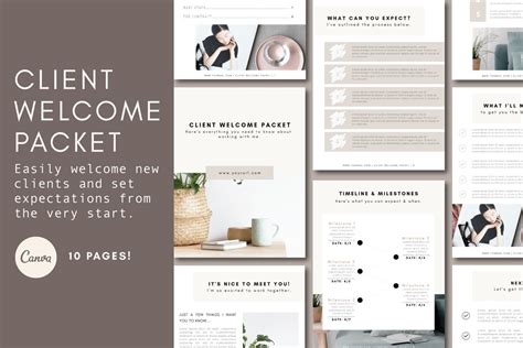 New Client Welcome Packet Client Onboarding Welcome Kit 333093 Presentation Templates