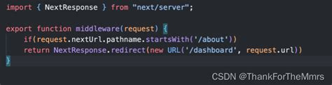 Nextjs（五）中间件nextjs Middleware Csdn博客