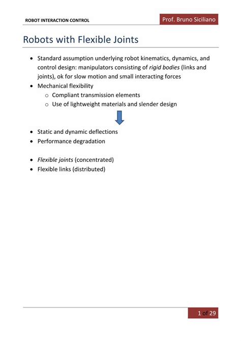 Pdf Robots With Flexible Joints Dokumen Tips