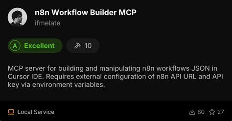 n8n workflow builder mcp mcp servers · lobehub