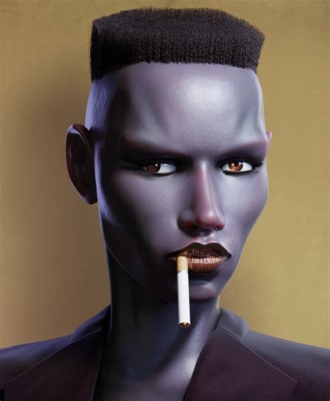 Grace Jones Portrait Finished Projects Blender Artists Community