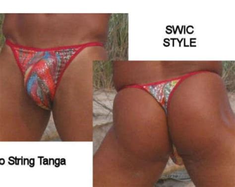 Men S String Bikini BRAZILIAN RIO G Thong Underwear Beach Tan Nudist Spa Custom Made For You New