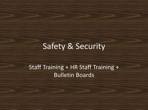 Ppt Safety Security Powerpoint Presentation Free Download Id