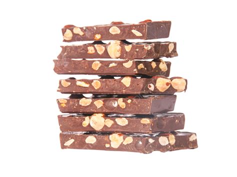 Stack Of Seven Chocolate Bars Rotated Eat Food Bar Milk Png
