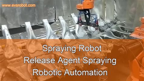 Spraying Robot Release Agent Spraying Robotic Automation Youtube