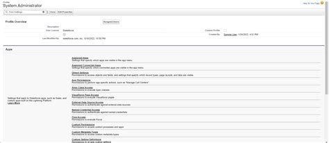 Enhanced Profile User Interface Example