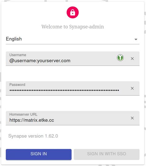 Etkecc Synapse Admin Service