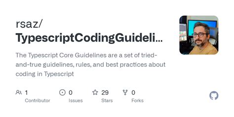 Github Rsaztypescriptcodingguidelines The Typescript Core