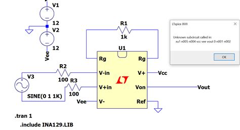 Error Ltspice Could Not Open Library File For A Third Party