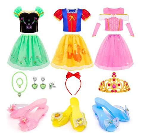 Ropa De Vestir De Princesa Meland Para Niñas De 3 A 8 Años C Cuotas