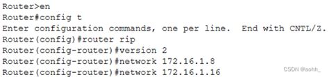 使用cisco packet tracer搭建网络拓扑，并进行rip动态路由配置 cisco packet tracer rip csdn博客
