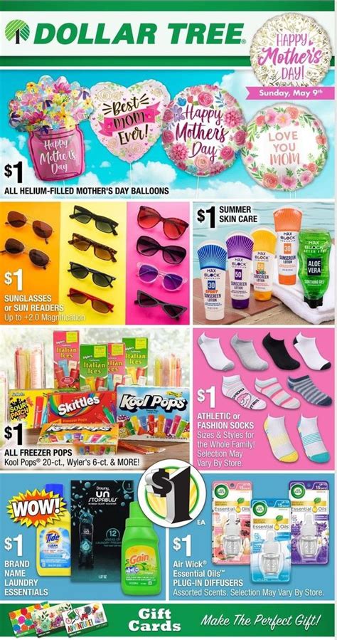 Dollar Tree Weekly Ad Flyer April 25 To May 9