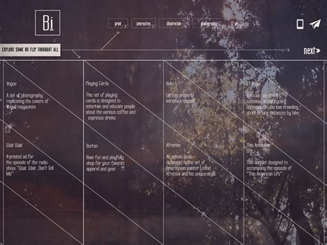 Interactive PDF Portfolio Behance