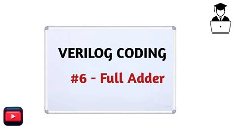 6 Full Adder Using Verilog Eda Playground Youtube