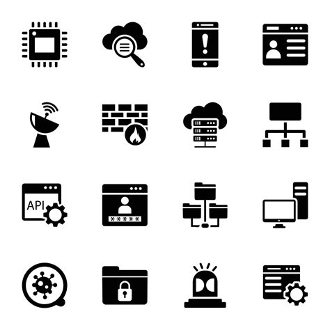 Technology Vector Icons Pack 24103885 Vector Art At Vecteezy