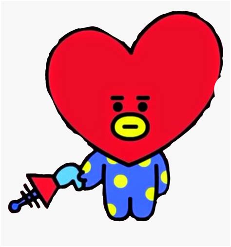 อันดับหนึ่ง 97 ภาพพื้นหลัง ตัวการ์ตูน Bt21 Tata อัปเดต