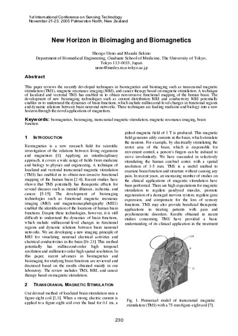 Pdf Fig 1 Numerical Model Of Transcranial Magnetic Stimulation Tms With A 75 Mm Figure