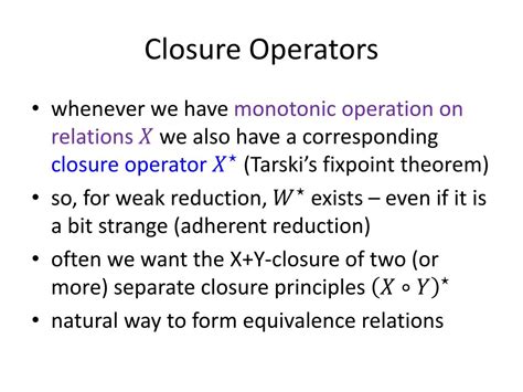 Ppt Closure Operators Equivalences And Models Powerpoint Presentation Id 2452964