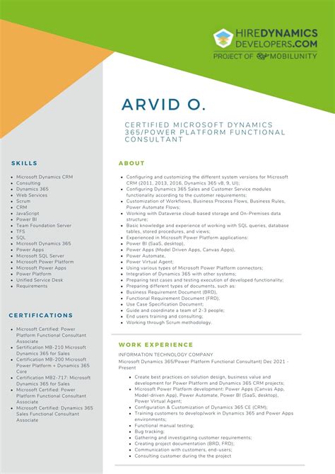 Microsoft Dynamics 365 Power Platform Functional Consultant