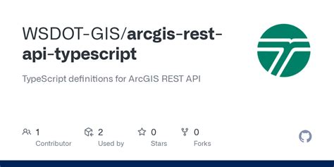 Github Wsdot Gisarcgis Rest Api Typescript Typescript Definitions