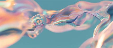 Transforming Sound Waves In Vibrant Abstract Fluid Motion Stock
