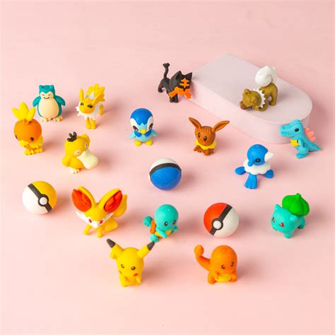 Tẩy Bút Chì Hộp Tẩy Xóa Hình Nhân Vật Pokemon Cute Ngộ Nghĩnh 5 Mô Hình Trong Hộp Đồ Dùng Học