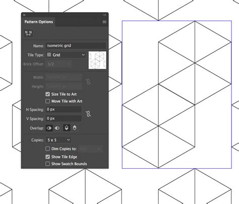 Isometric Grid Pattern In Adobe Illustrator How To Create Your Own Custom Pattern Vectortwist