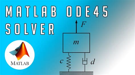 Matlabs Ode45 Solver Single Degree Of Freedom Oscillator Youtube