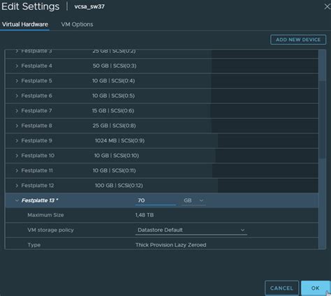 Increase Disk Space On VCSA 6 7 Gansercom