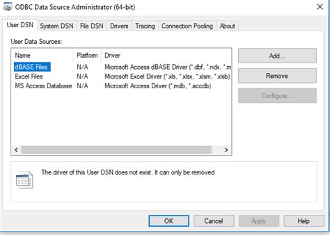 Python InterfaceError Data Source Name Not Found And No Default