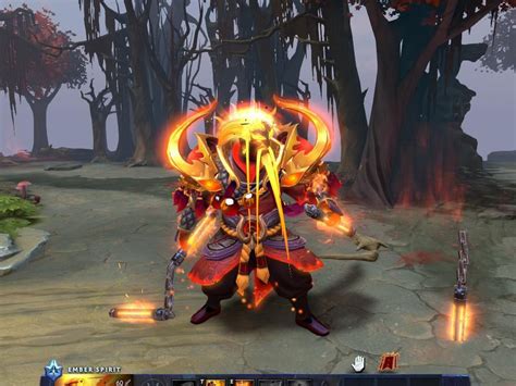 Bug Ember Spirit Cinder Sensei Off Hand Weapon Is Half Broken Rdota2