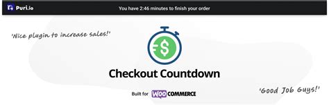 checkout countdown for woocommerce boost conversions and reduce cart