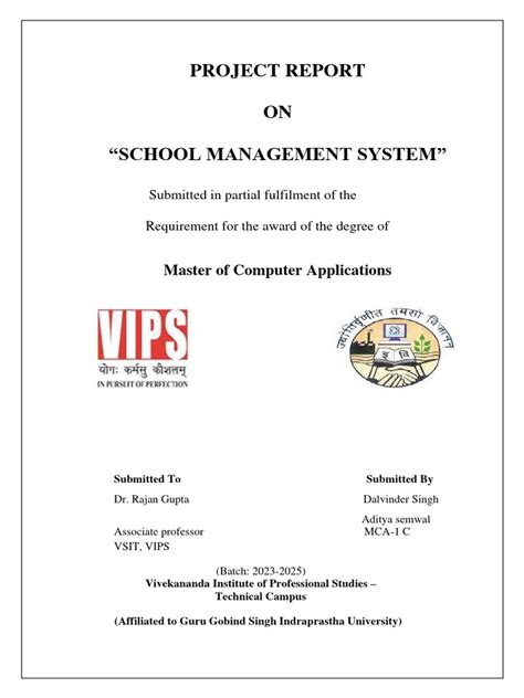 Minor Project Report Pdf